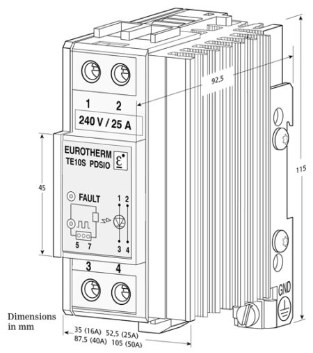 TE10S Single Phase Solid State Relay | Eurotherm Limited